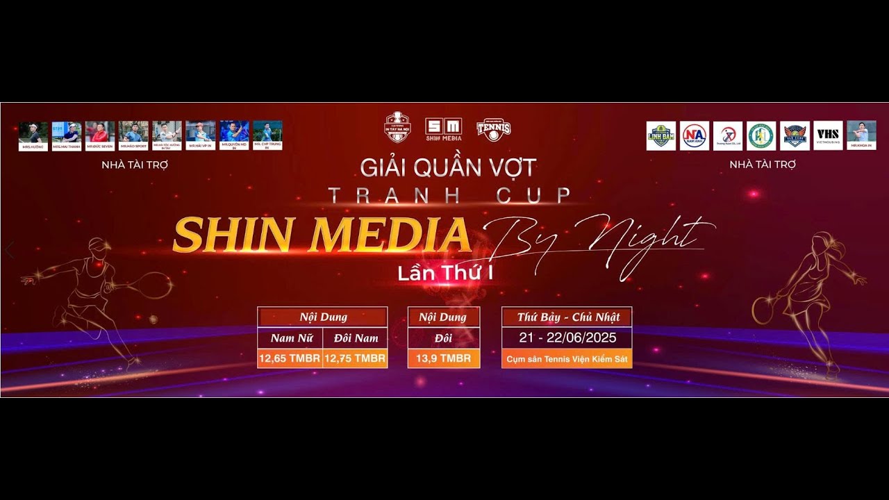 🎾 Vòng Bán Kết: THIỆN HP 7,15V - DŨNG VĂN CAO 6,6 & HẠNH OKI 6,7 - THẢO SPORT CM 7,15 - YouTube