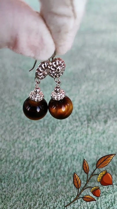 Удивительные Серебряные серьги с камнем кошачий глаз#серебро # ...