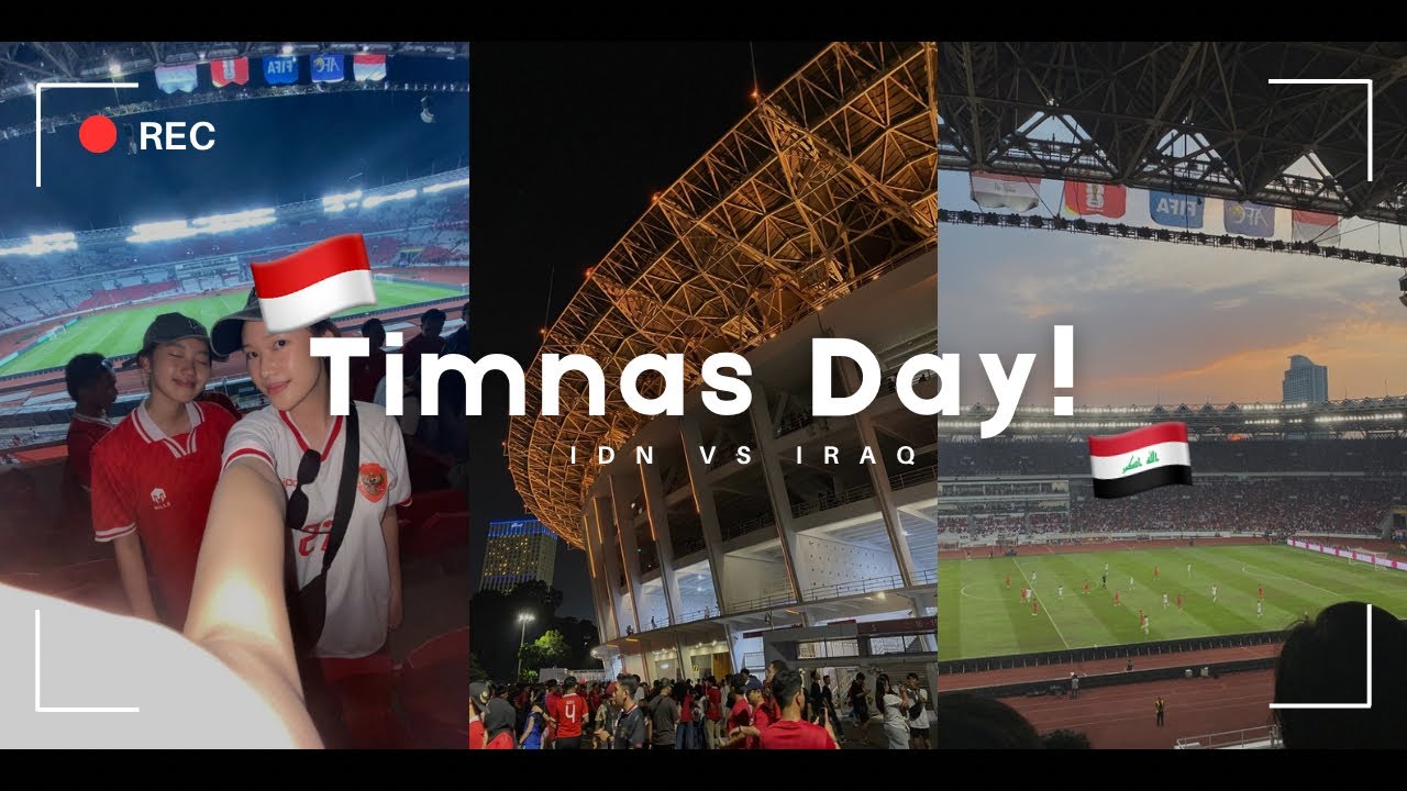 timnas vlog!! idn vs iraq 🇮🇩🇮🇶 ️ - YouTube