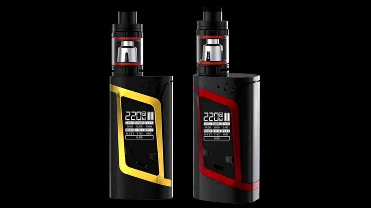 Super Design Electronic Cigarette 220W SMOK Alien Kit with TFV8 Baby ...