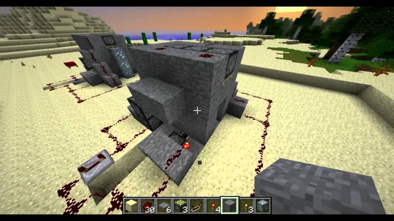 Tuto minecraft redstone #1 l by Crazy_Stone ! - YouTube