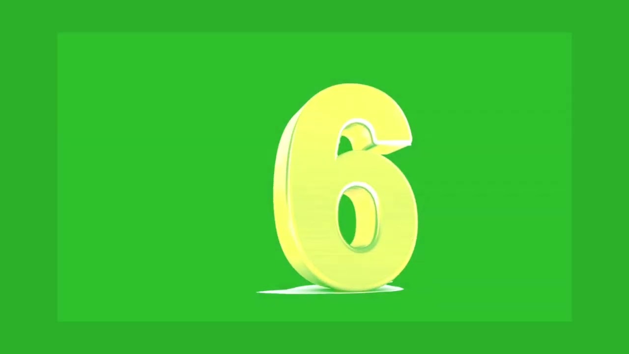 How To Make 3D Top 10 Number Green Screen Video #Greenscreen # ...