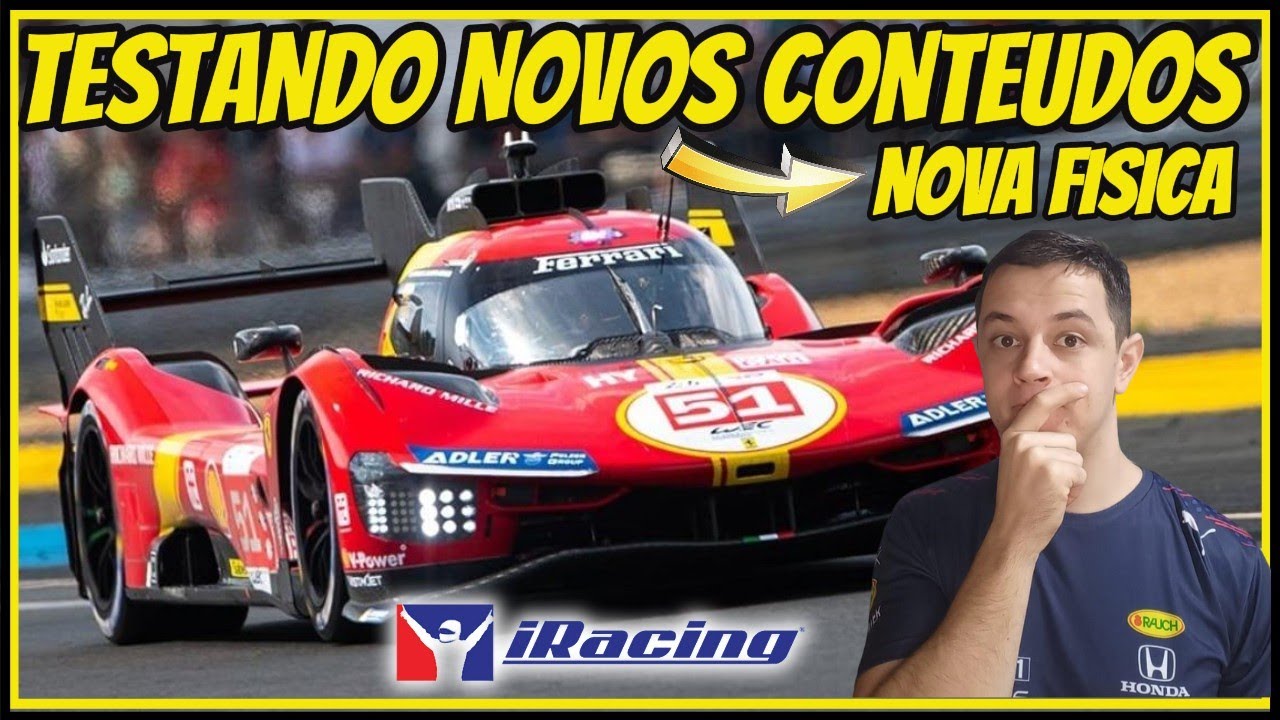 🔴TESTANDO NOVOS CONTEUDOS E NOVA FISICA DOS PNEUS NO IRACING IMERSAO ...