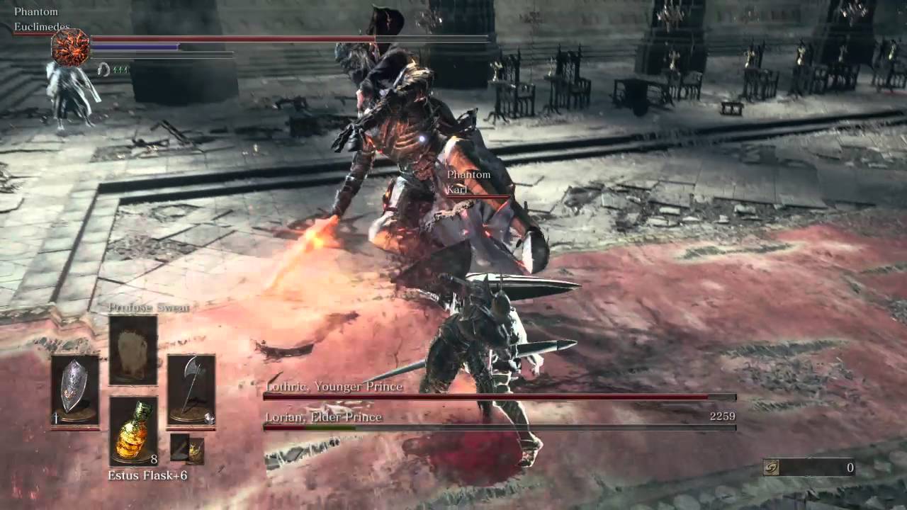 DARK SOULS III - Lothric, Younger Prince Boss Fight - YouTube