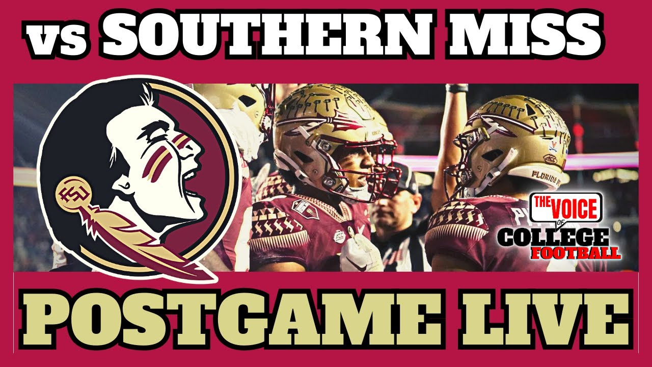 FLORIDA STATE - Southern Miss Postgame LIVE with The Renegade Report ...