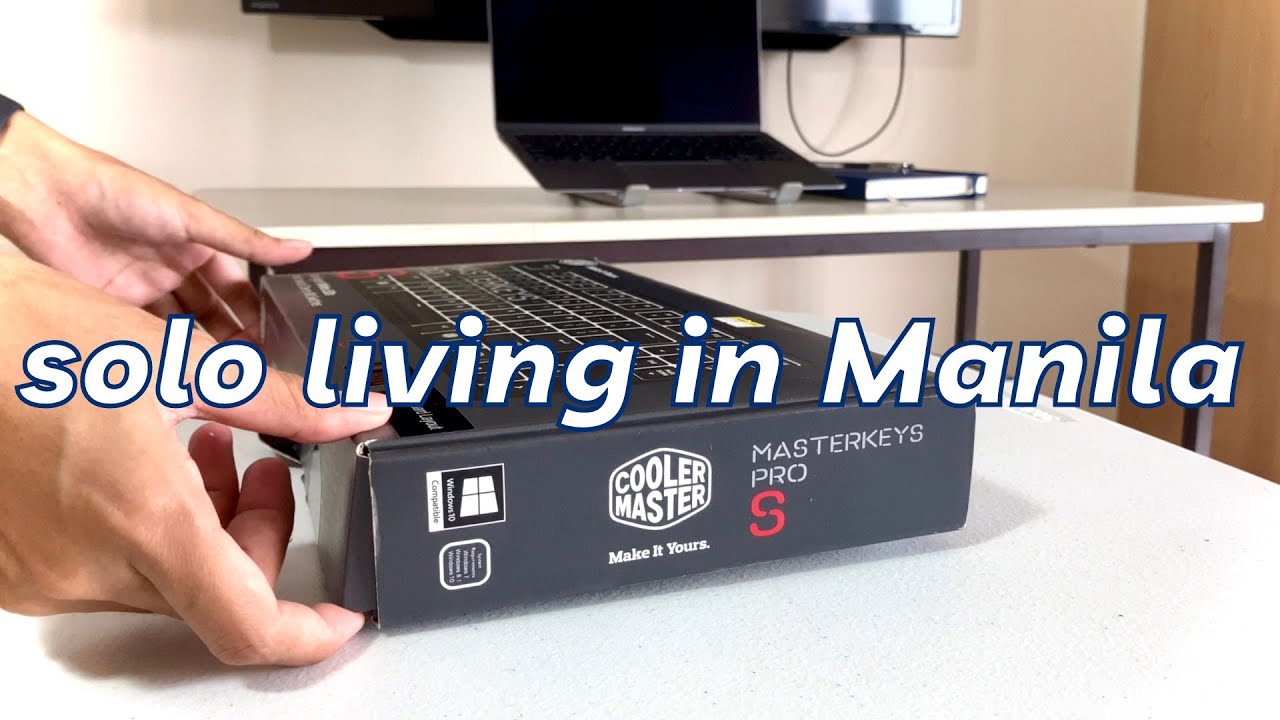 Solo living in Manila: Flying back to Manila ️ | Mini desk setup ...