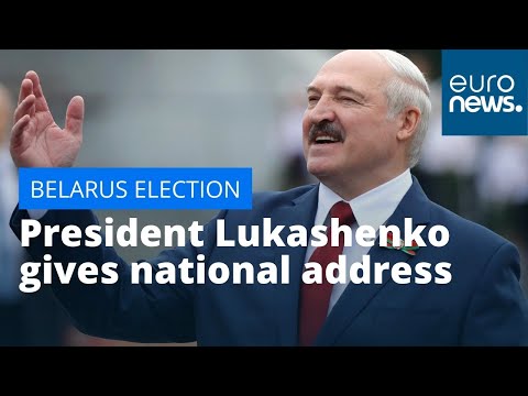 Belarus election: President Lukashenko gives national address ahead of Sunday's vote