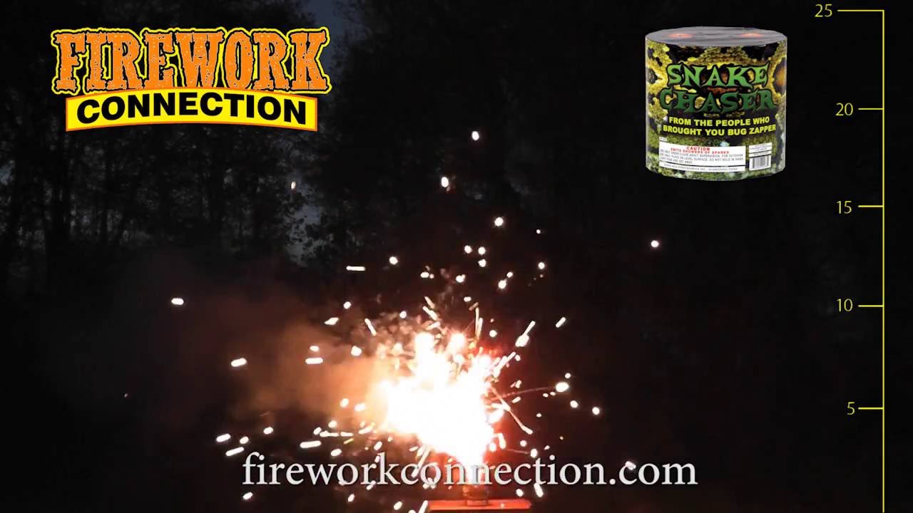 Snake Chaser Firework Fountain by Black Cat - YouTube
