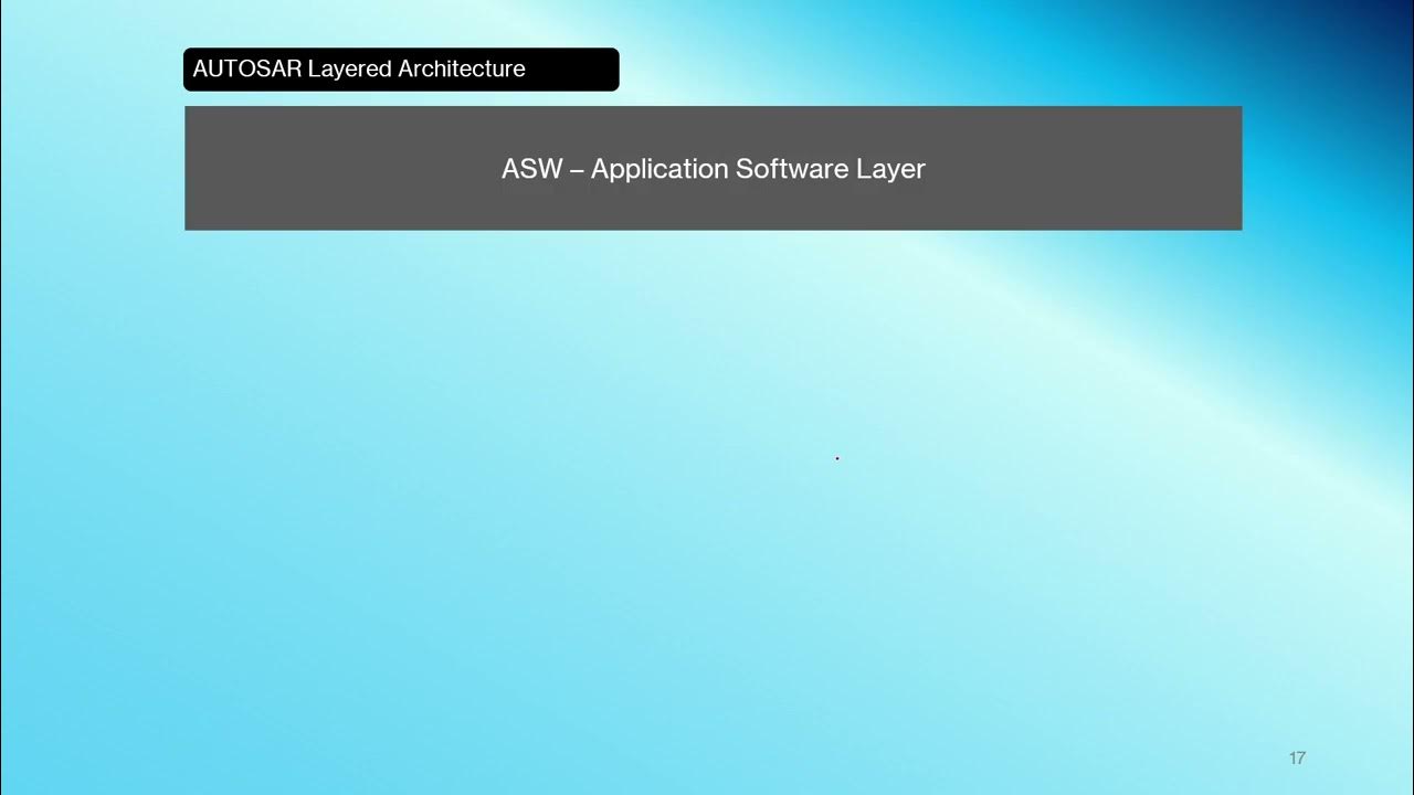 7 Autosar Layered Architecture Youtube