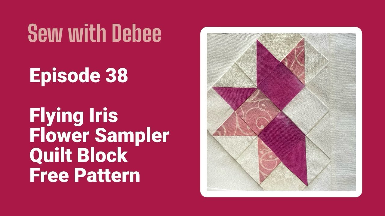 Flower 6 Inch Quilt Block