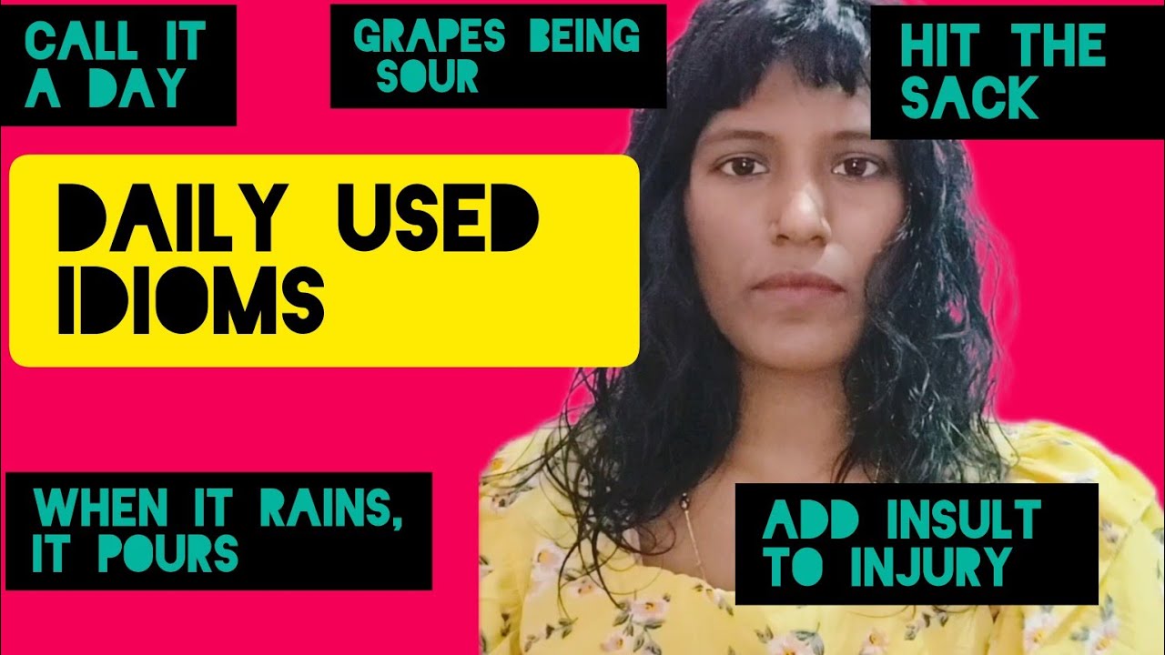 most important daily used idioms. - YouTube