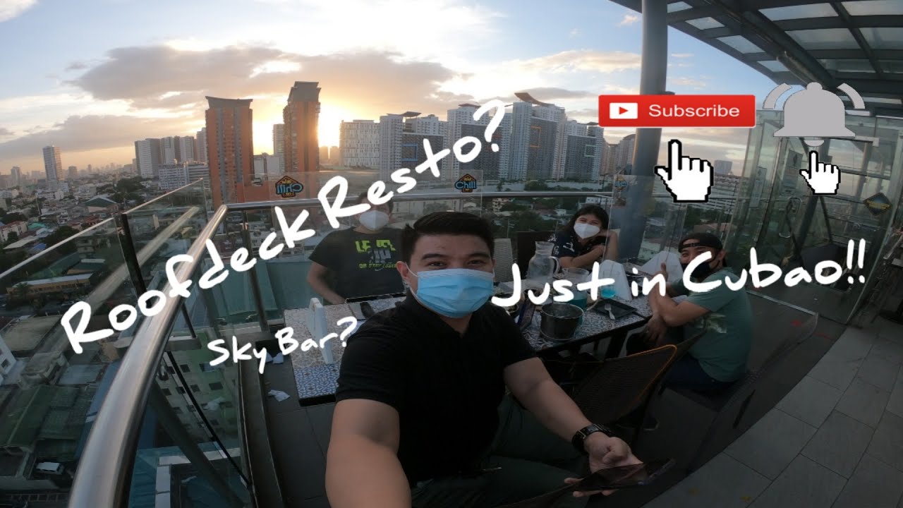 Amazing Roofdeck Bar | Chill Top Cubao | Sky Bar | Renz Caraig - YouTube