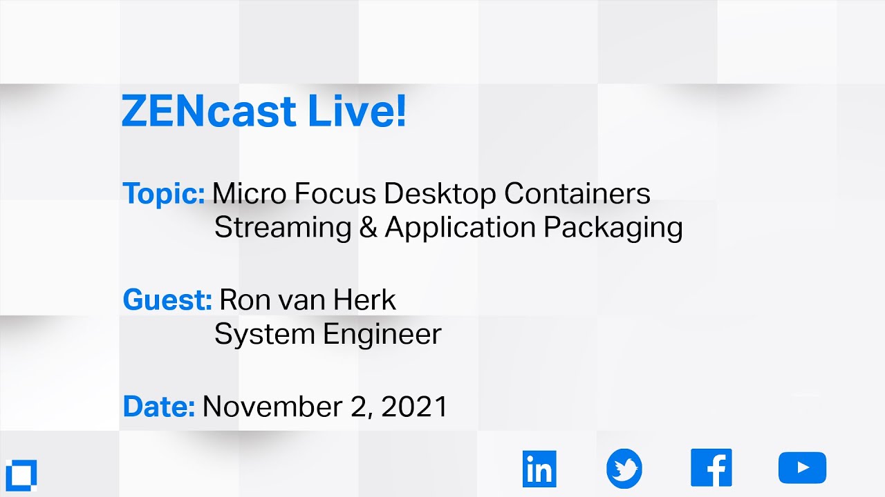 ZENcast Live! MFDC Application Streaming & Packaging - YouTube