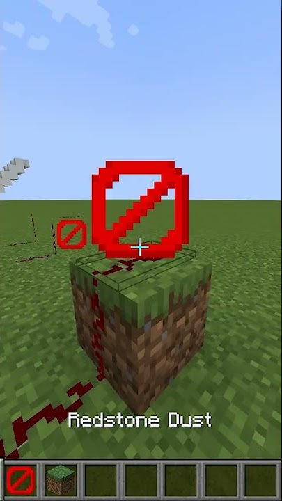 Floating Redstone Minecraft Glitch Hack.... #shorts - YouTube