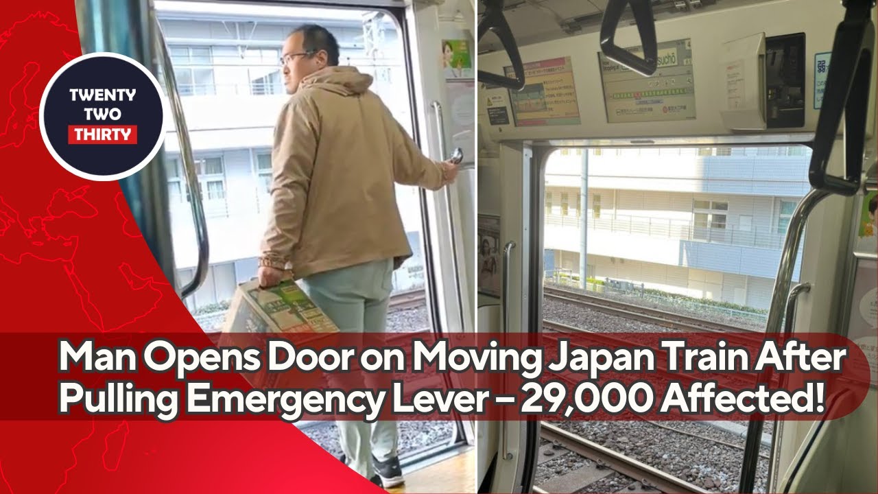 Man Opens Door on Moving Japan Train After Pulling Emergency Lever ...