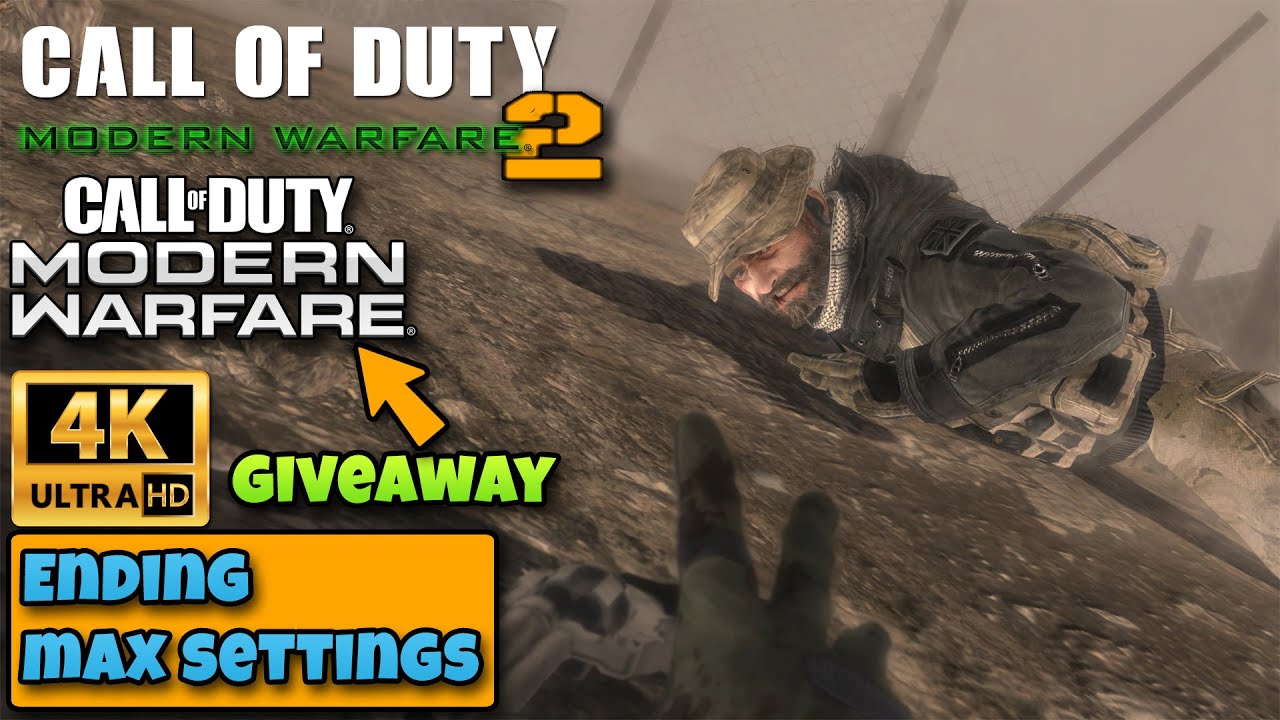 [4K] Call of Duty Modern Warfare 2: Endgame Gameplay Ending PC MAX ...