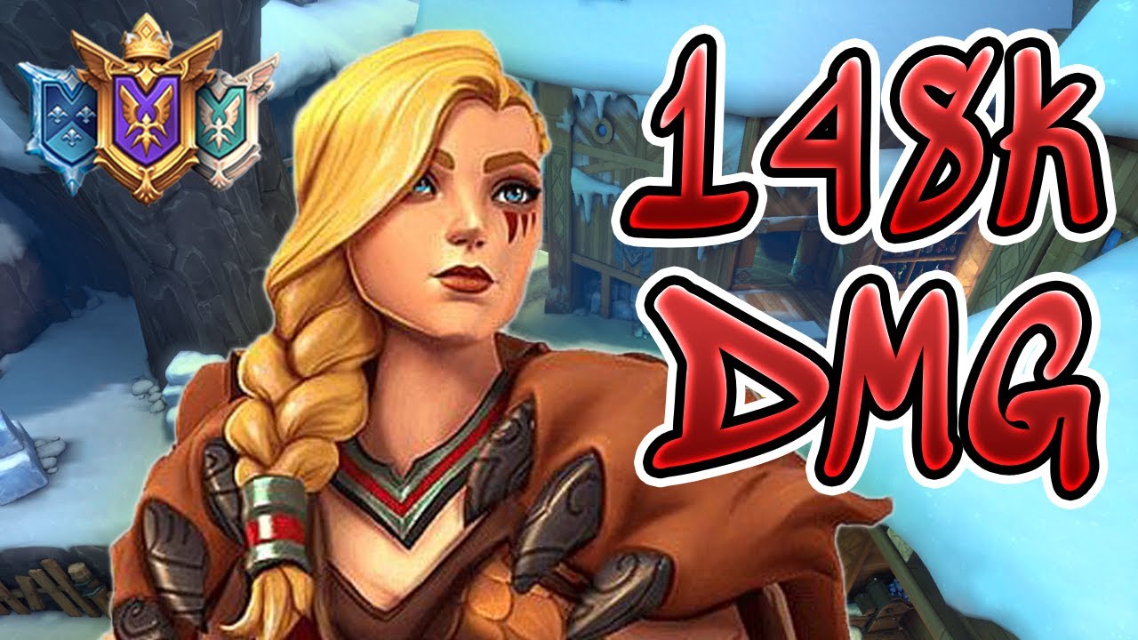 148k Damage Try Hard TYRA Game (Hunting Party) Paladins Ranked - YouTube