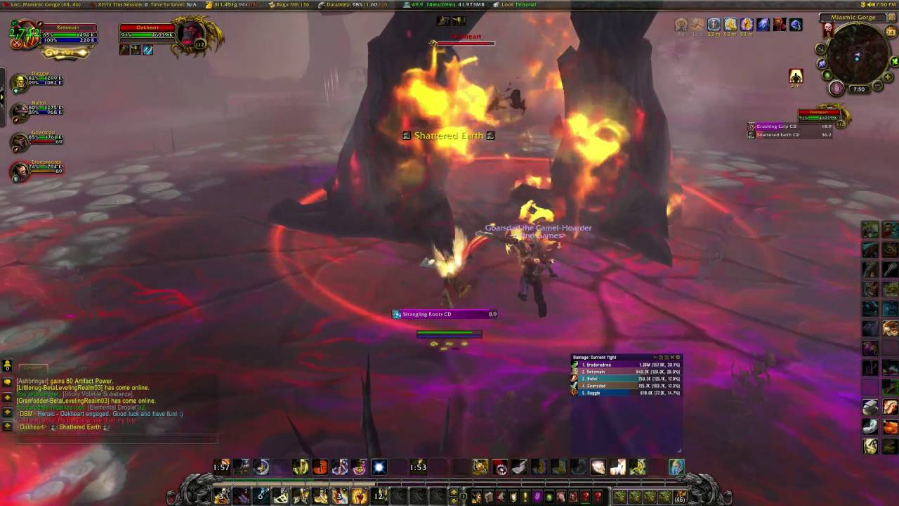 Darkheart Thicket legion dungeon on heroic - YouTube