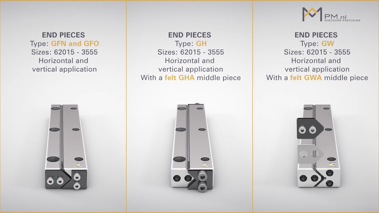 PM - Linear bearings type N/O - YouTube