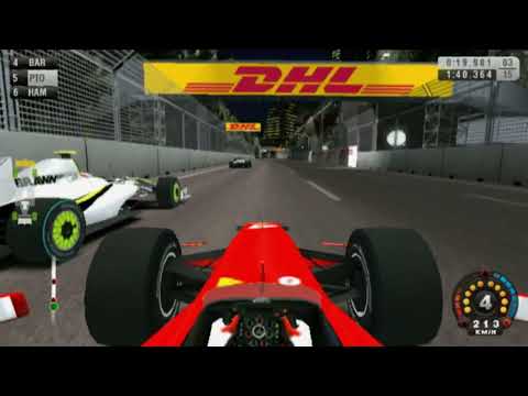 F1 2009 (Wii) | Career Mode | Season 2 | Round 14 | Singapore Grand Prix