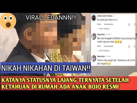 Nikah Masal Di Taiwan Virall Setelah Ketahuan Ada Yang Masih Punya IBojo Nikah Lagi 