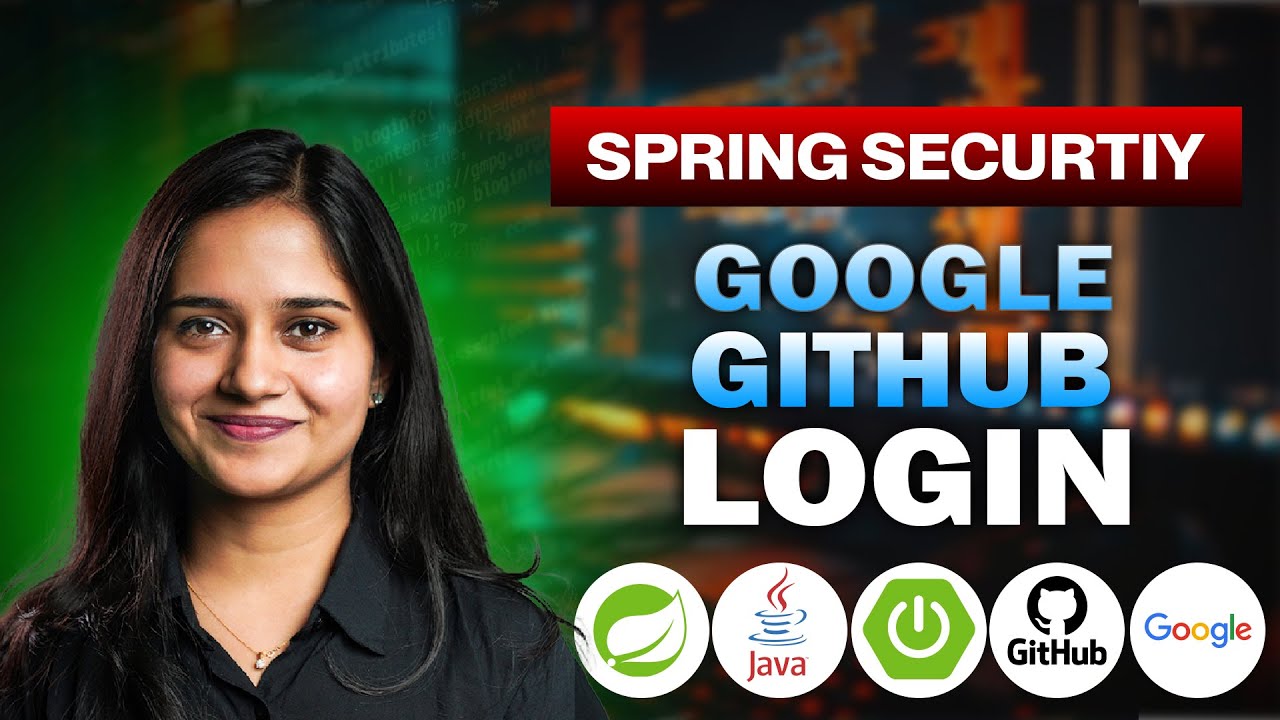 Spring Security OAuth2 Login | Google & GitHub Integration | OAuth2 Login in Tamil - YouTube