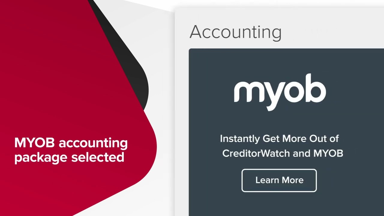 Integrating MYOB with your CreditorWatch dashboard - YouTube