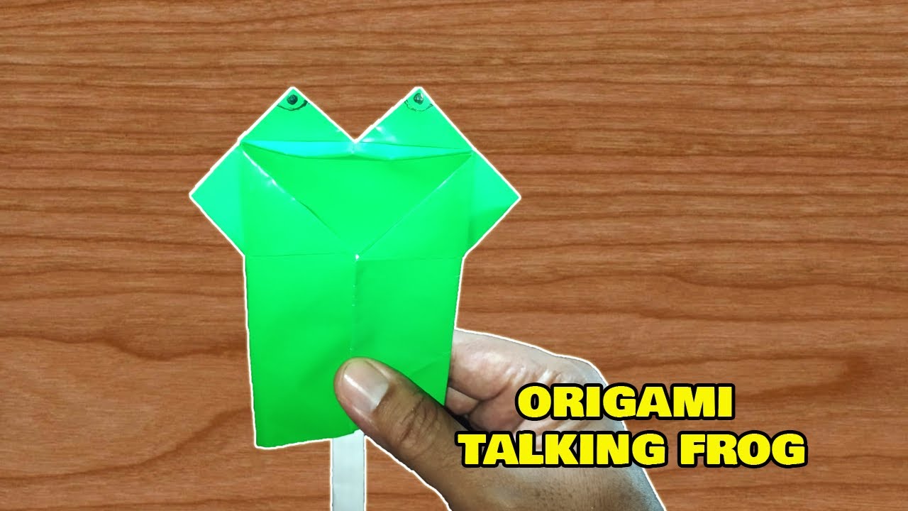 Origami Talking Frog - How to Make Talking Frog Origami - YouTube