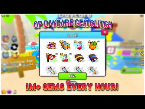 💎OP Daycare GEM Glitch In Pet Sim 99!💎 (EARN 1M+ GEMS EVERY 2 HOURS ...