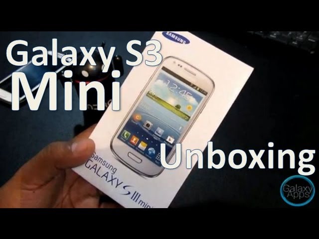 Samsung Galaxy S3 Mini White Unboxing