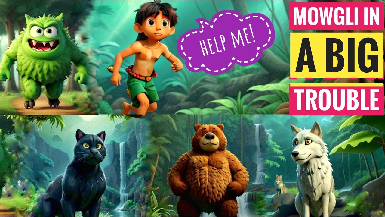Mowgli | Part 1 | The jungle Book | Mowgli in a big trouble | New ...