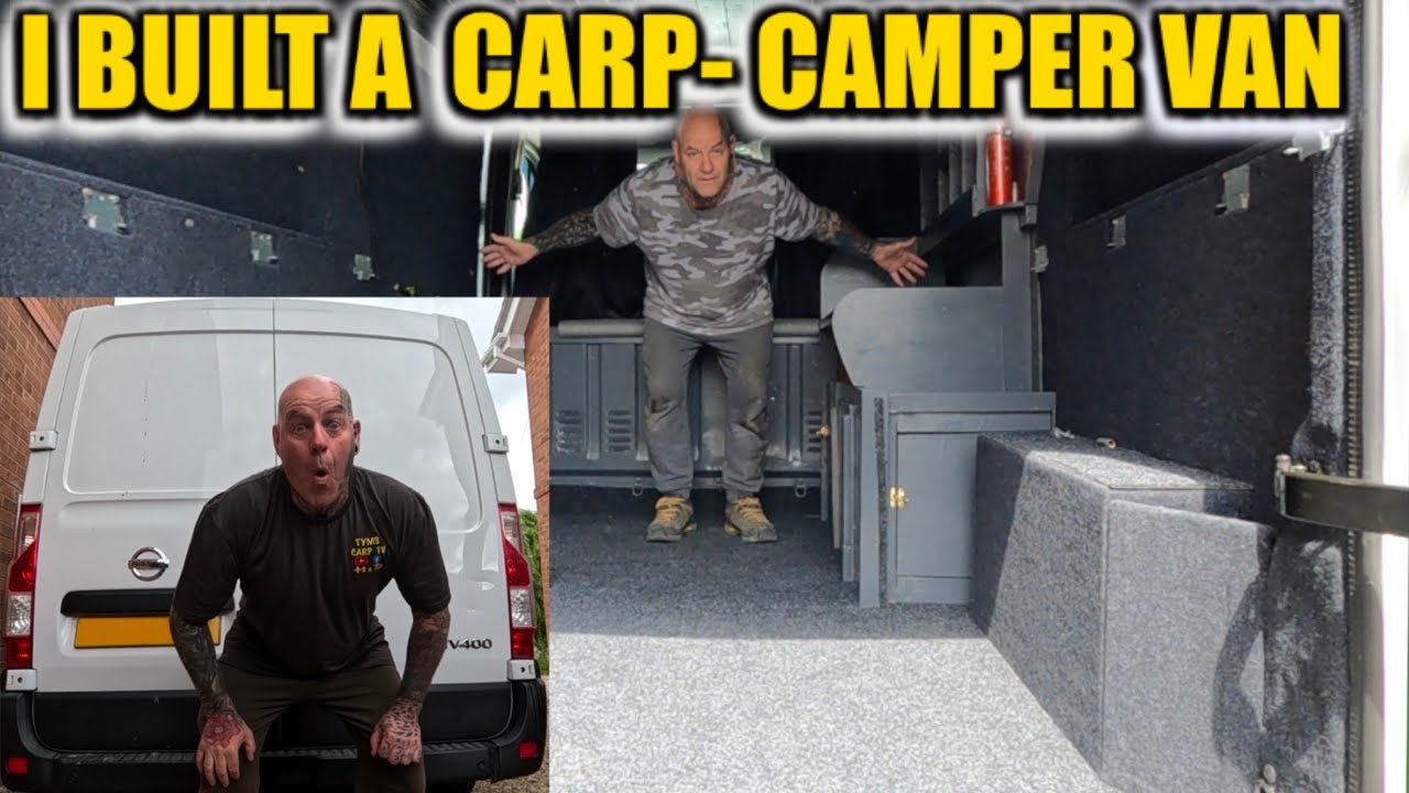 I BUILT A CARP- CAMPER VAN / START TO FINISH / CARP FISHING / CAMPERVAN ...