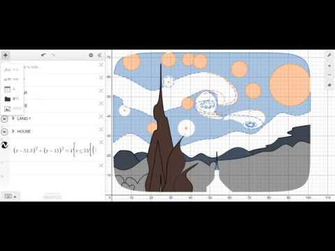 Van Gogh🎨, The Starry Night Graphing📉 - YouTube