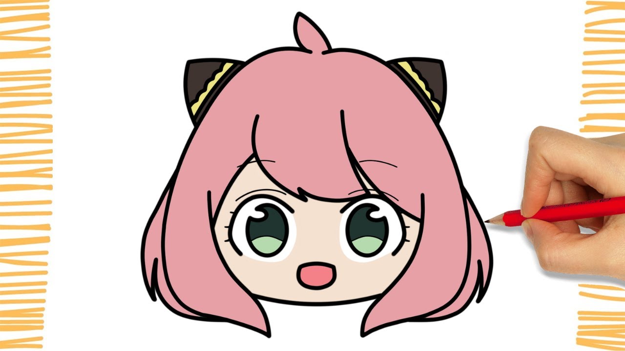 How to Draw ANYA FORGER I SPY X FAMILY I ANIME IEasy - YouTube
