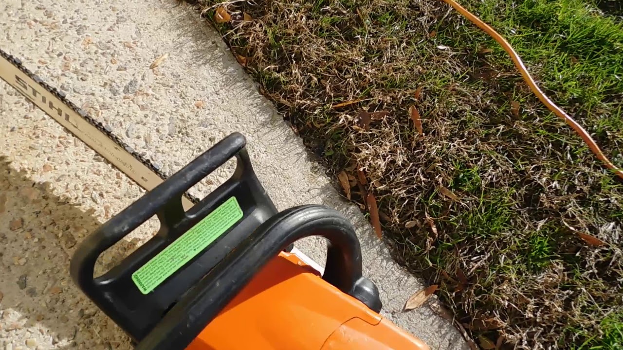 STIHL 025 Chainsaw 18 In Bar and Chain - YouTube