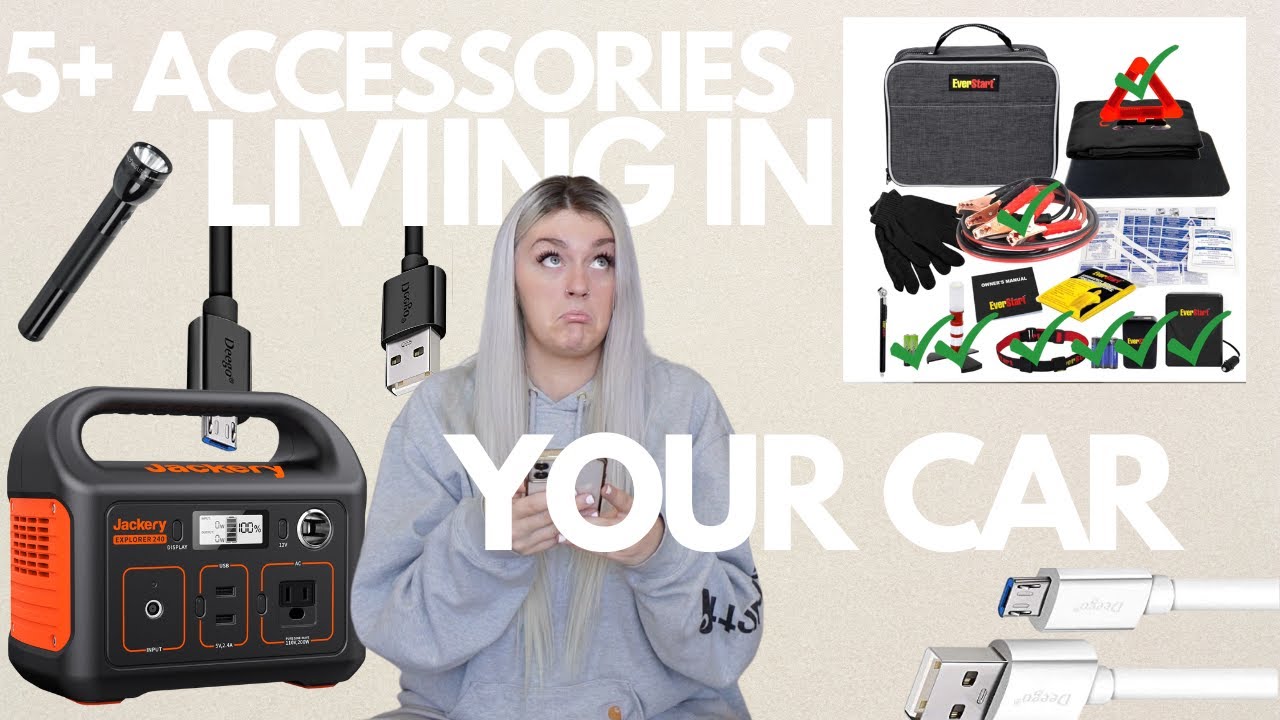 LIVING IN YOUR CAR 2022, accessories you should have! - YouTube