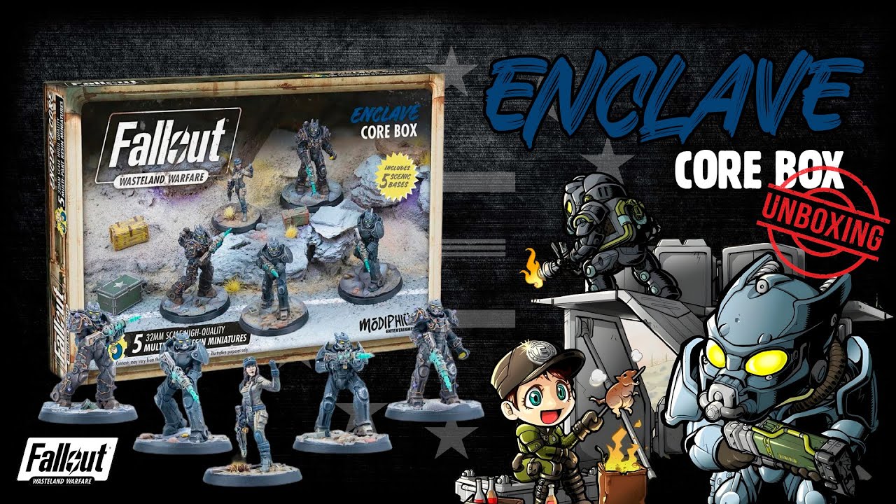 Fallout: Wasteland Warfare | Enclave Core Box | UNBOXING - YouTube