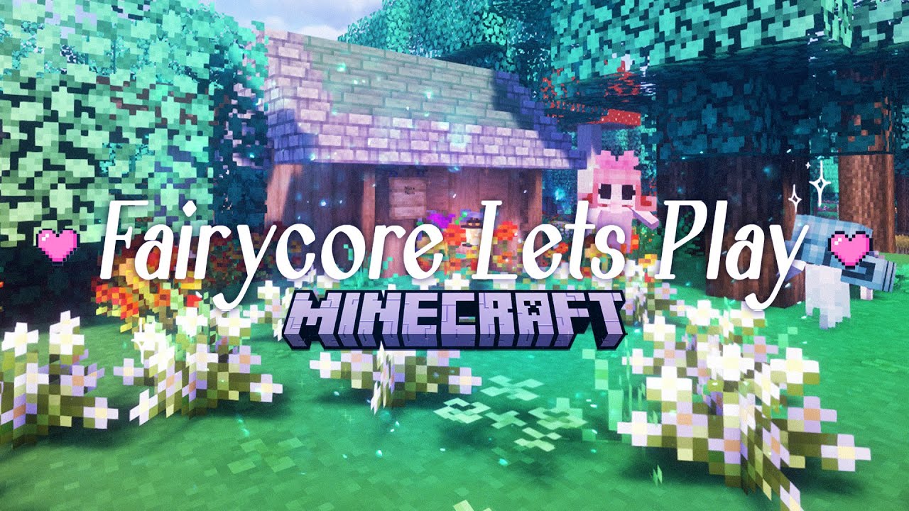 Tiny Fairy Cottage! ♡ Fairycore Minecraft Let's Play °⋆ Ep 9 ₊⊹♡ - YouTube