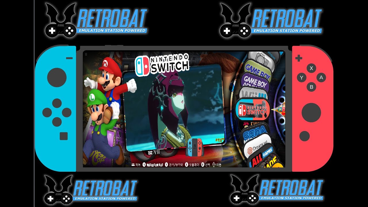 Retrobat 5.0 beta Yuzu & Ryujinx emulater swich game colletion Test.4 ...