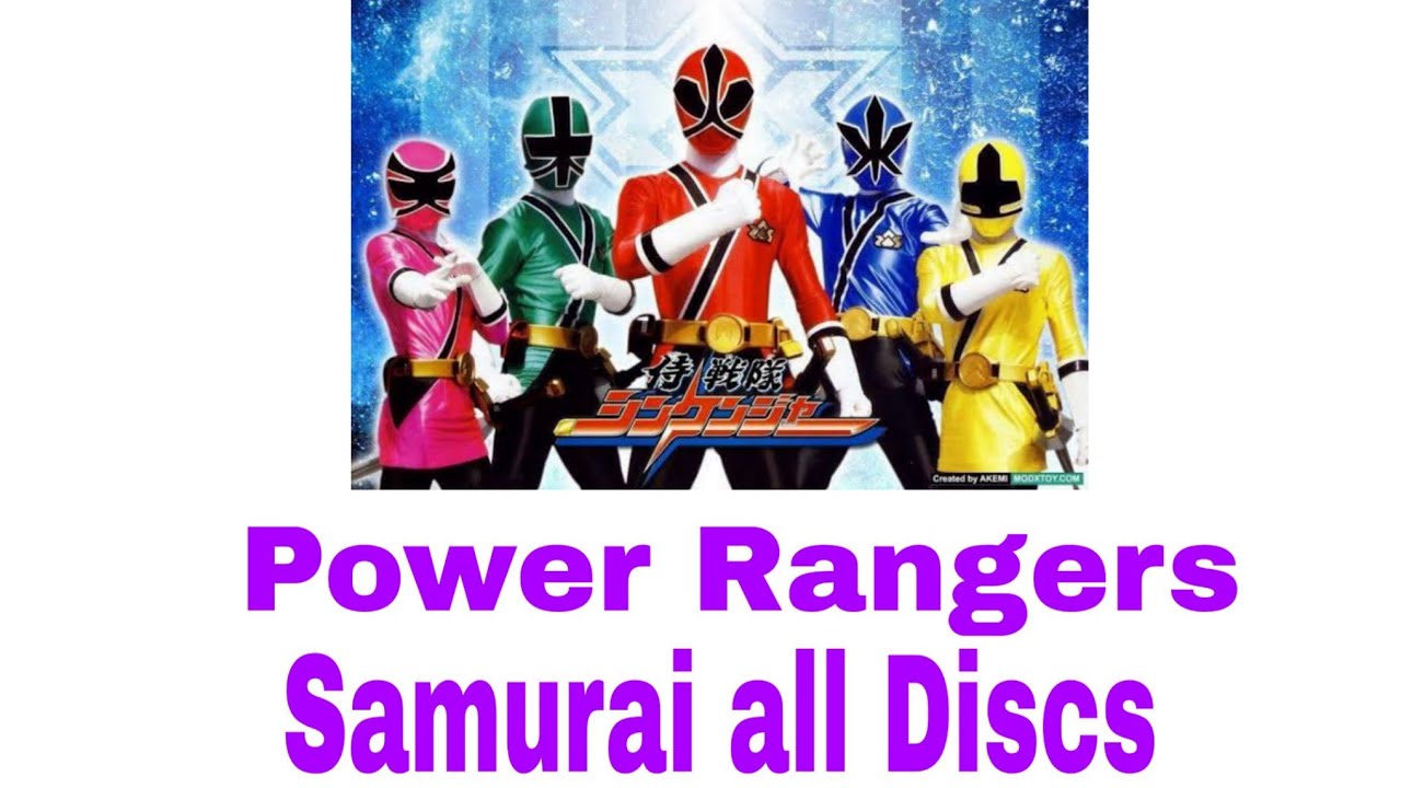 Power Rangers Samurai Disks - YouTube