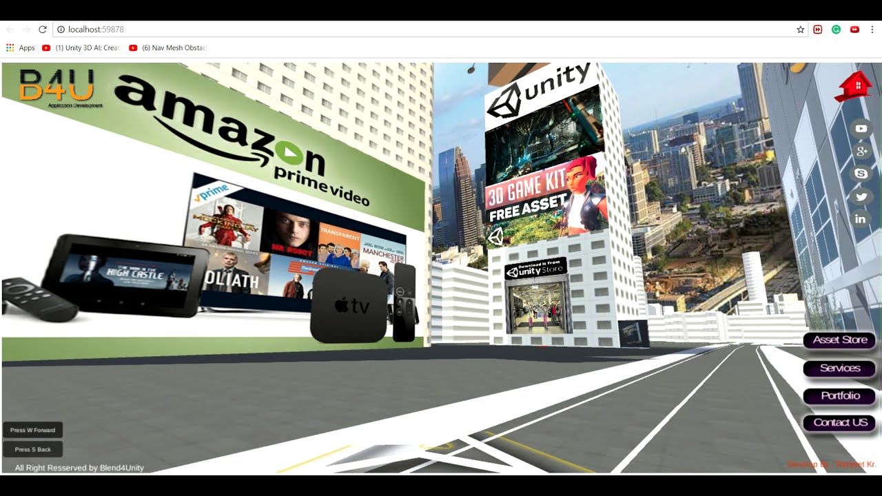 Create 3D Website with Unity & E-Commerce Website - YouTube