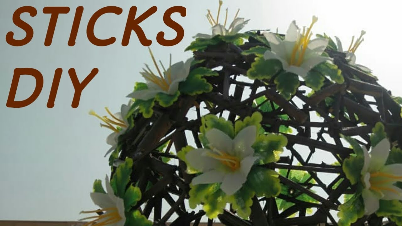 Easy DIY!!! Amazing DIY Tree Branches Idea !!! Sticks Craft. - YouTube