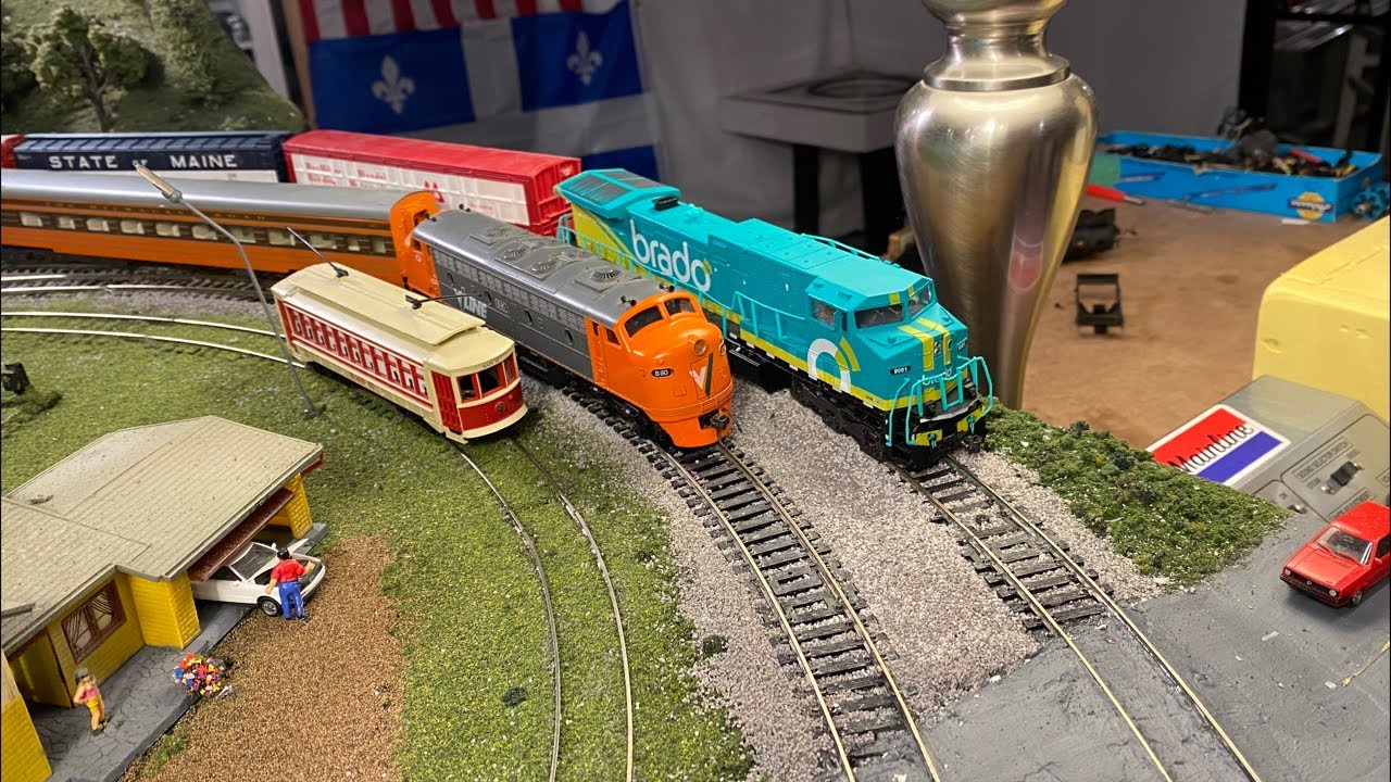 Running HO Trains & Locomotives on my Layout Live - YouTube