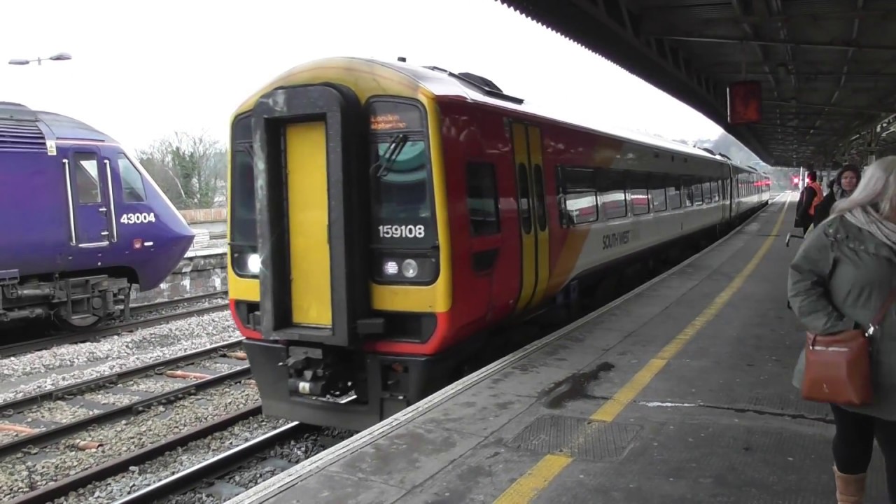 South West Trains Class 159 Departing Bristol Temple Meads (11/2/17 ...