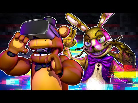 Finding Glitchtrap in FNAF VR with Freddy and Funtime Freddy Plays ...
