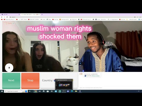 Muslim teen teaching Muslim (womans rights) on ome.tv