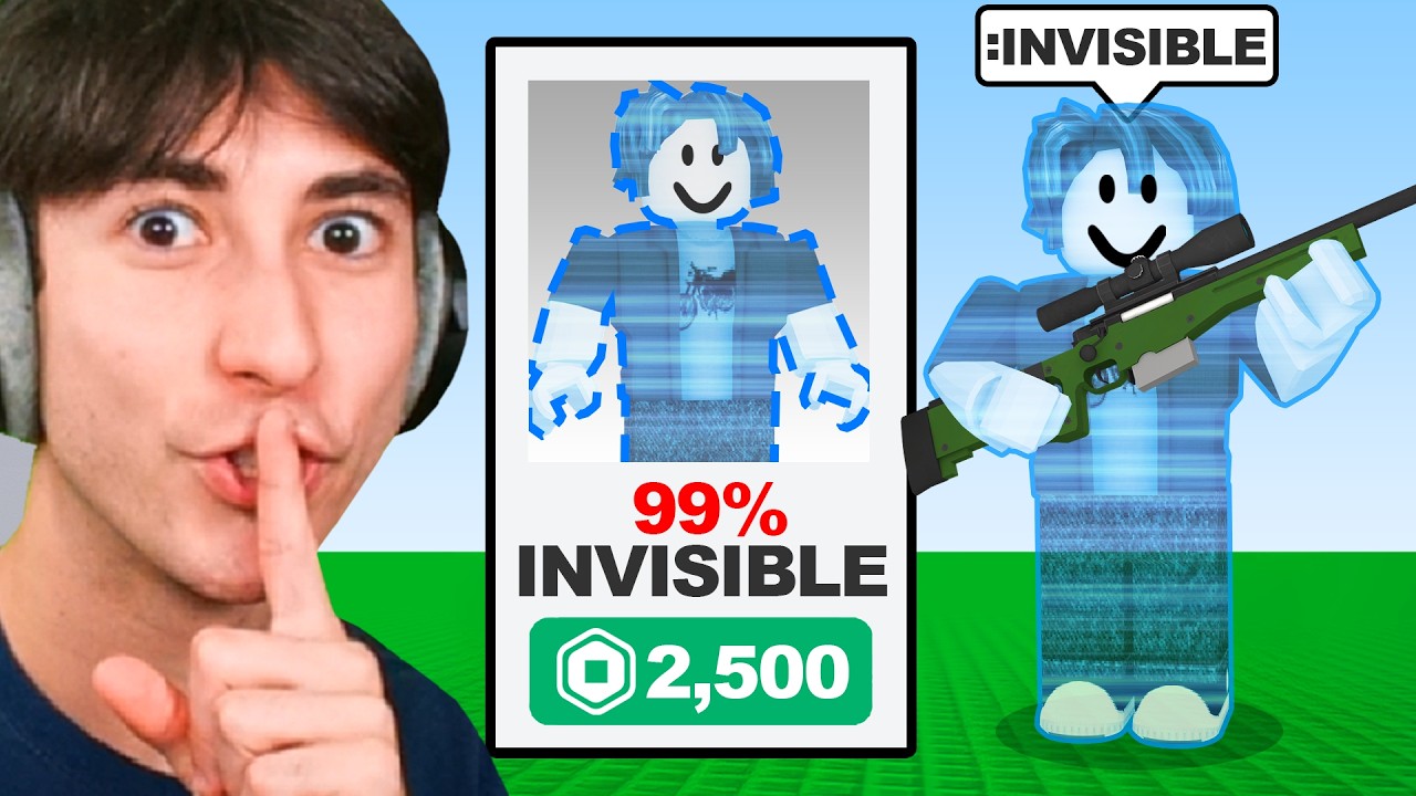 I Cheated with 99% Invisibility in Roblox - YouTube
