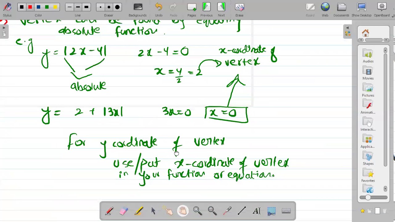 Absolute function (Quadratics) ,Range - YouTube