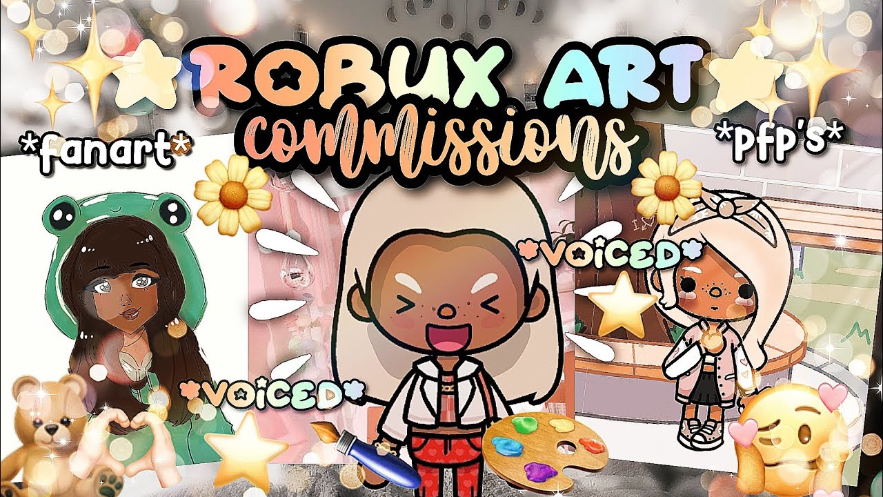 Robux Art commissions |*Fanart, pfp's, roblox pfp's +custom fanarts\pfp ...