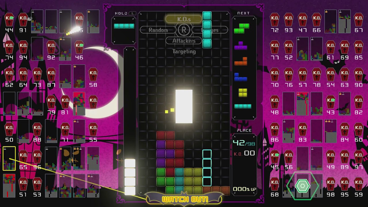 Tetris 99 - Scary Castle Theme Preview + Unexpected Finish! - YouTube